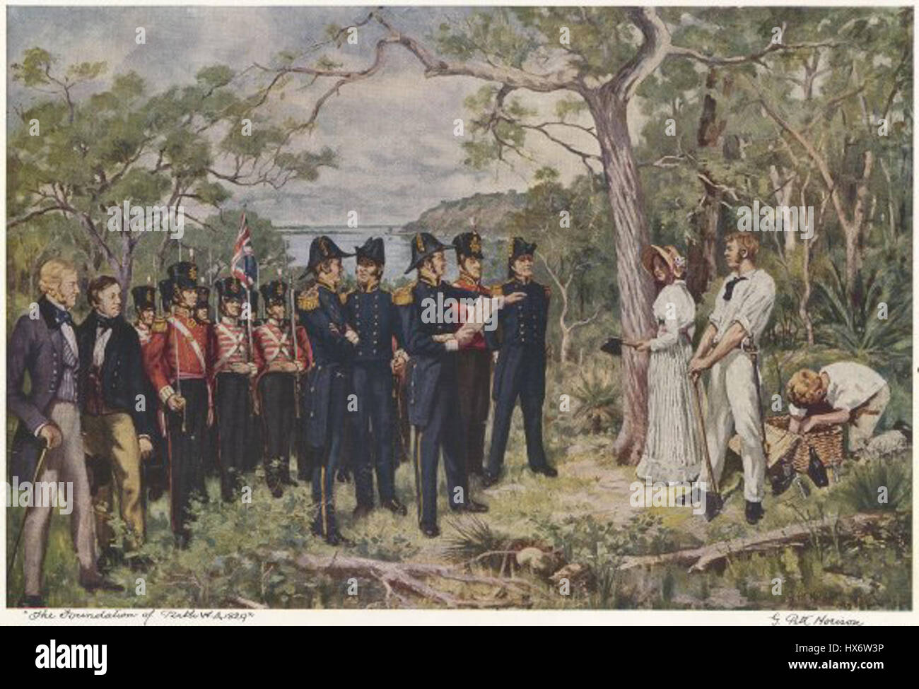 Settlers australia 1800s hi-res stock photography and images - Alamy