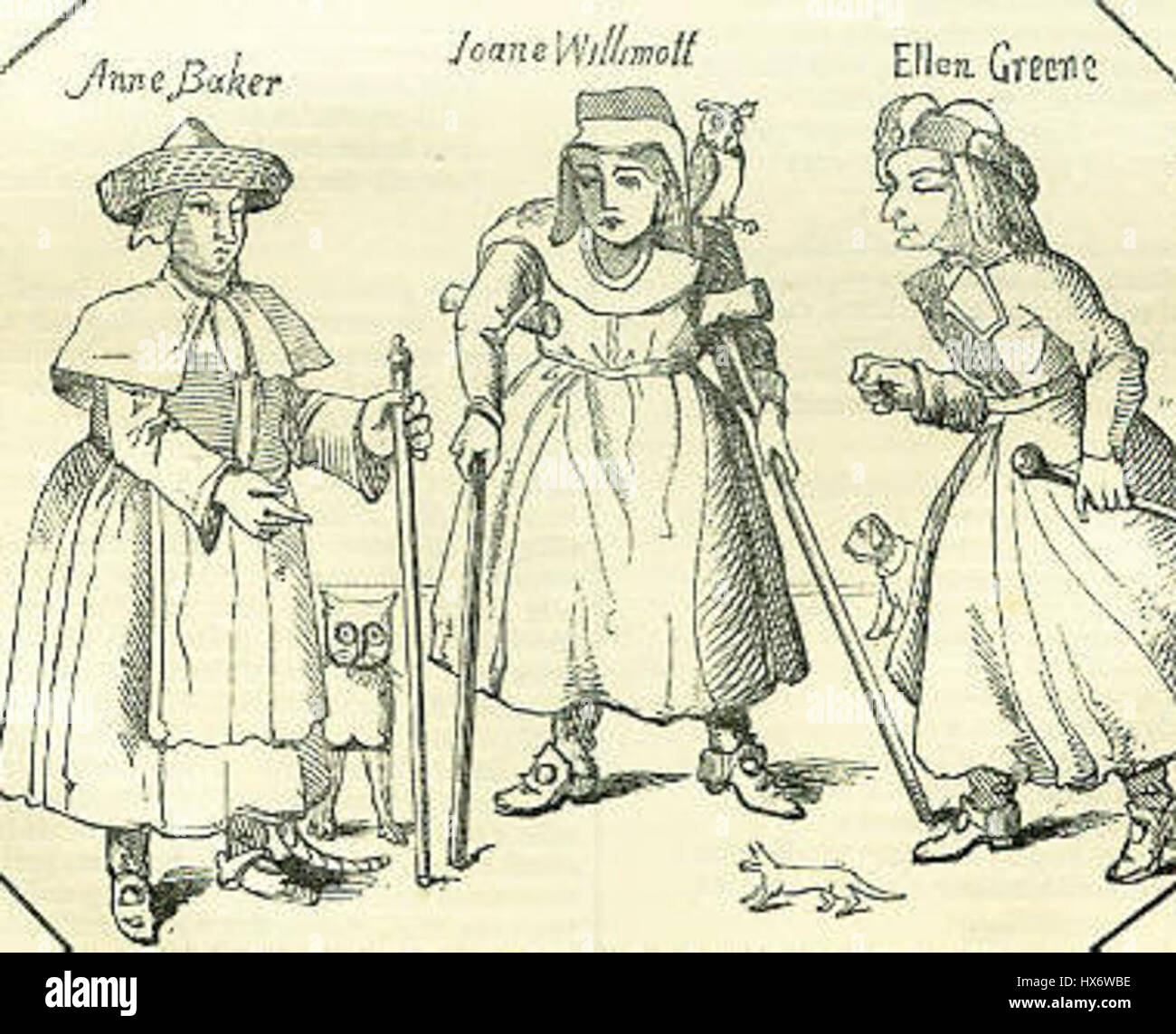 Threewitches likely refers to a representation of three witches ...