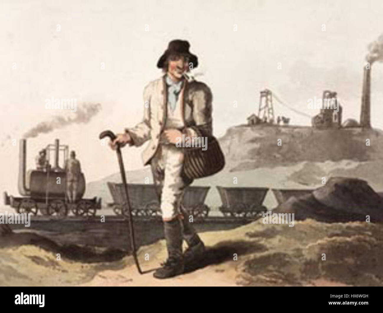 The 'Collier Aquatint' by Robert Havell from 1814 is an aquatint print ...