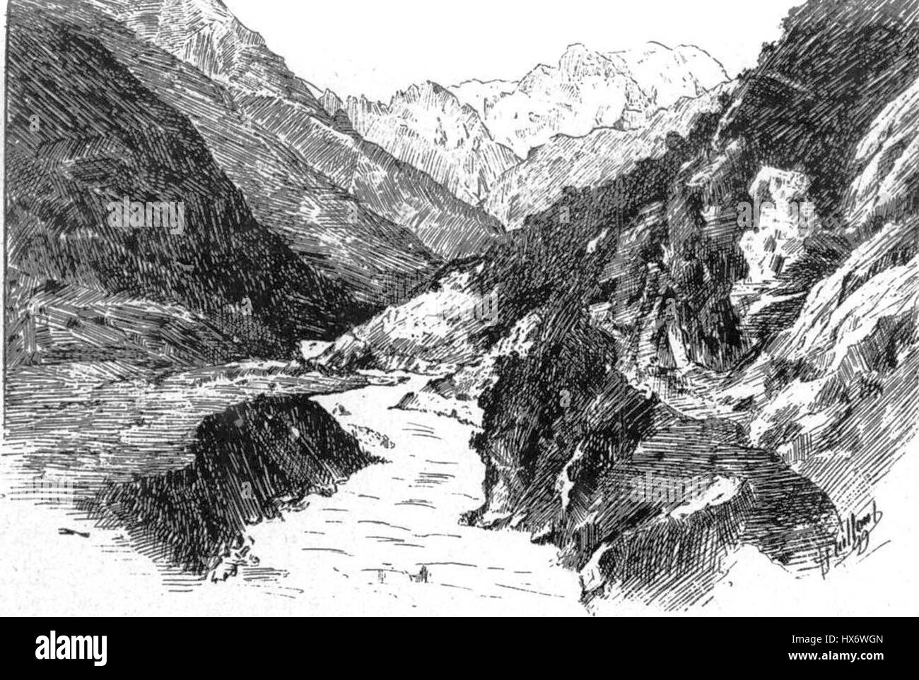 Valley Drawing Geography