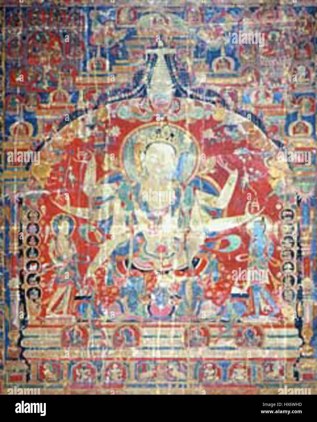 'Usnisavijaya' is a Buddhist deity often depicted in art as a symbol of ...