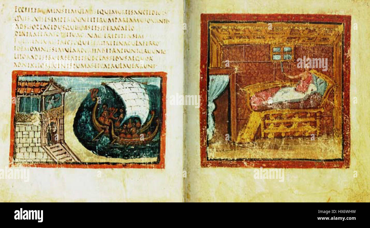 Illustrated manuscript copy hi-res stock photography and images - Alamy