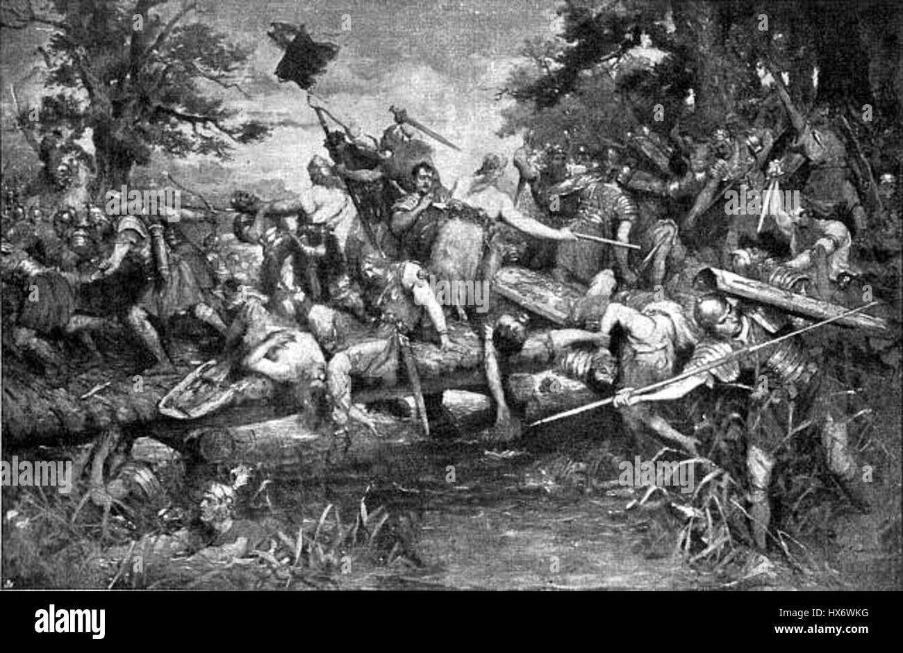 Germanic tribes roman germany Black and White Stock Photos & Images - Alamy