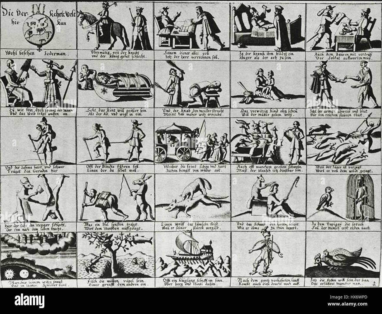 'Verkehrte Welt' (Inverted World) is a 17th-century work that ...