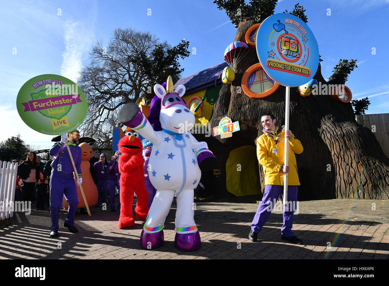 EDITORIAL USE ONLY CBeebies characters participate in the parade during ...