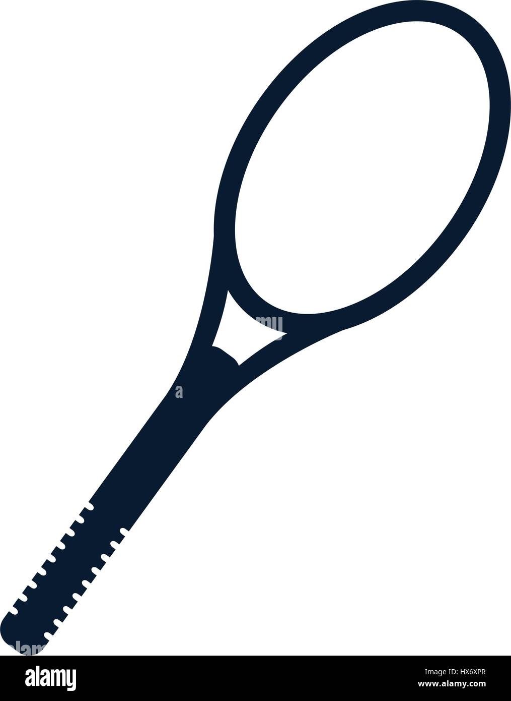 icon illustrated racket on white background in vector Stock Vector ...