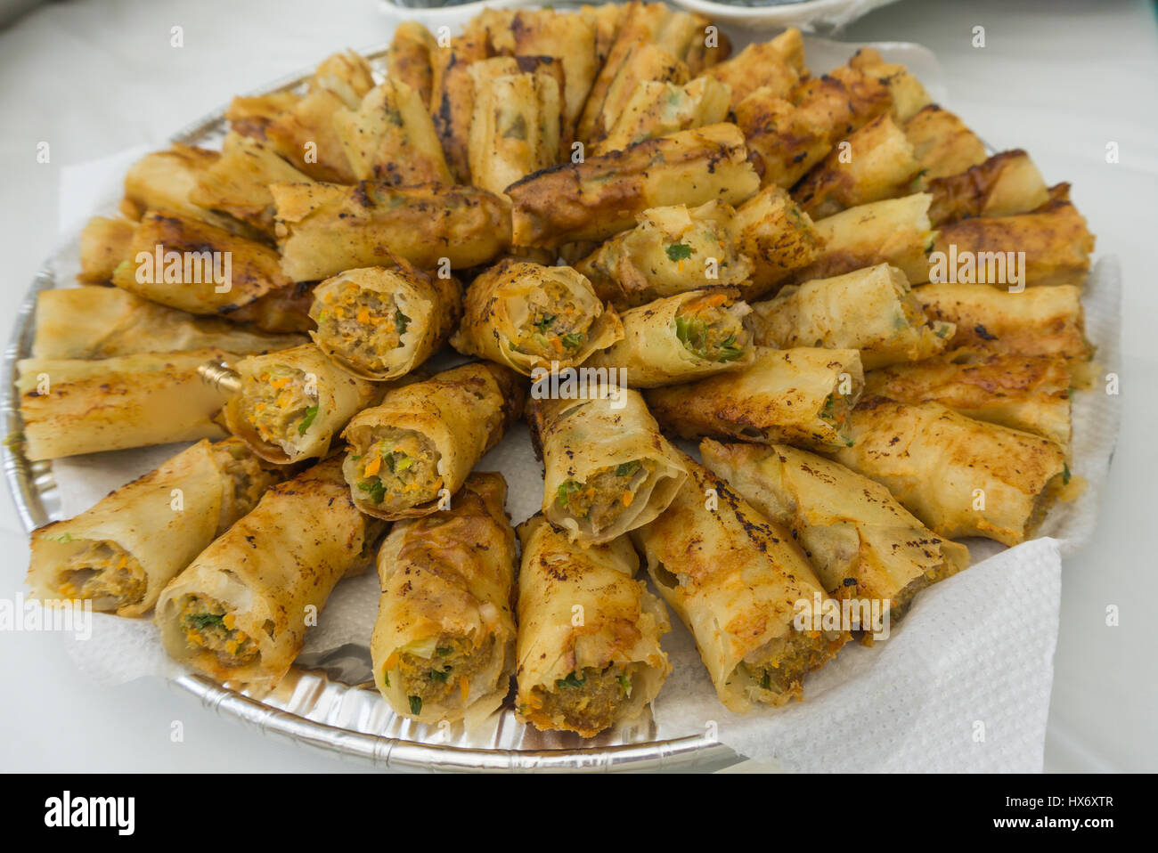 Veg rolls hi-res stock photography and images - Alamy