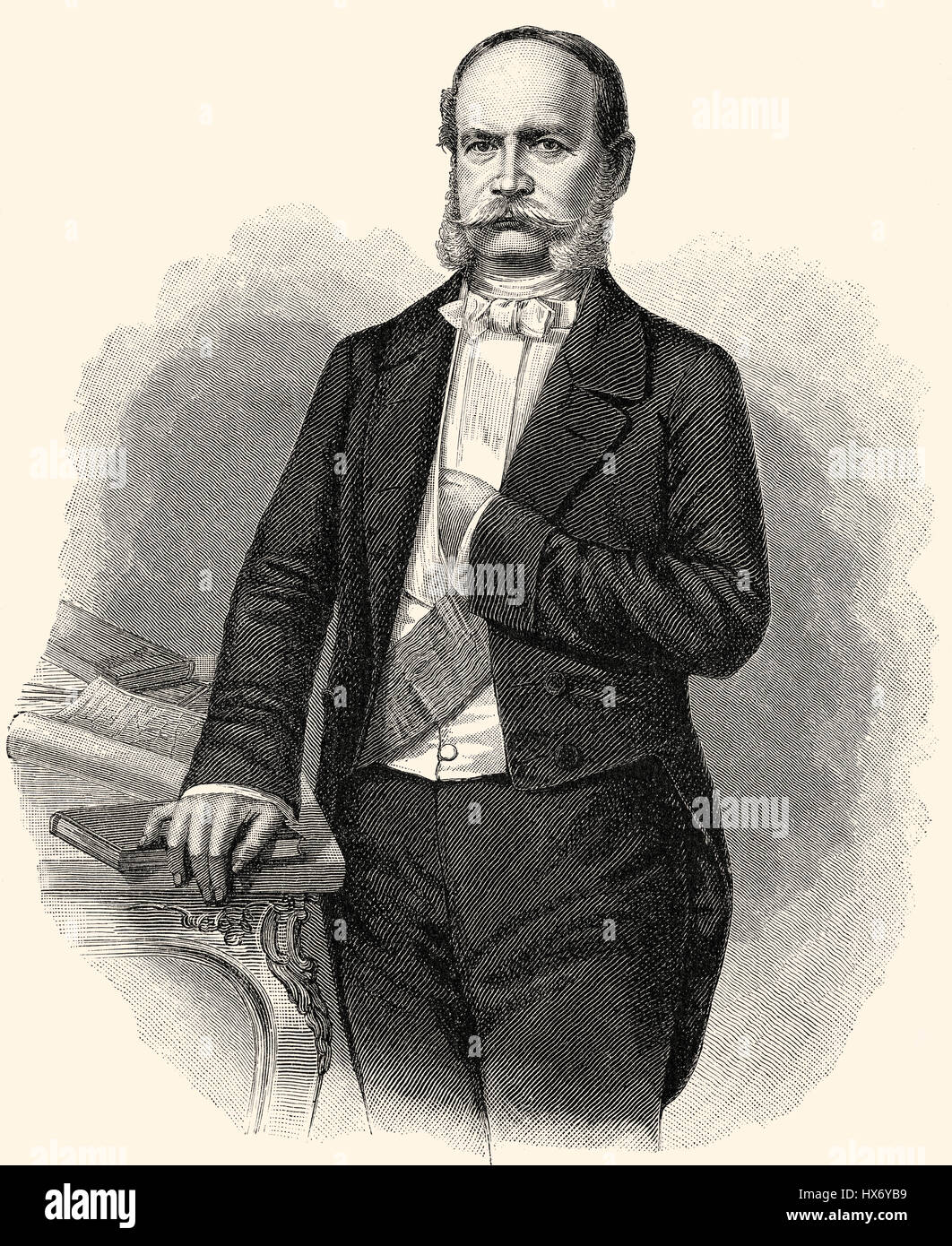 William I or Wilhelm Friedrich Ludwig of Prussia, 1797 - 1888, King of ...