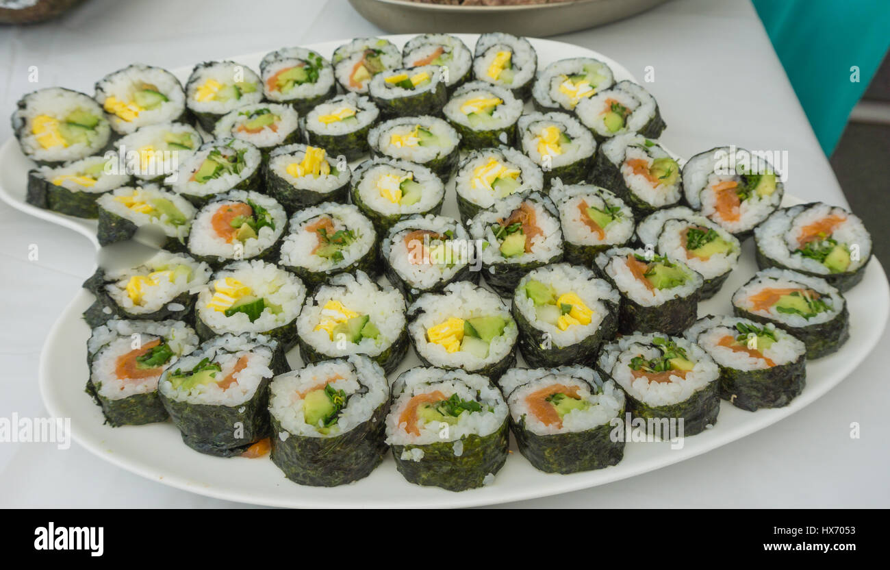 Sushi Japanese foods Stock Photo - Alamy