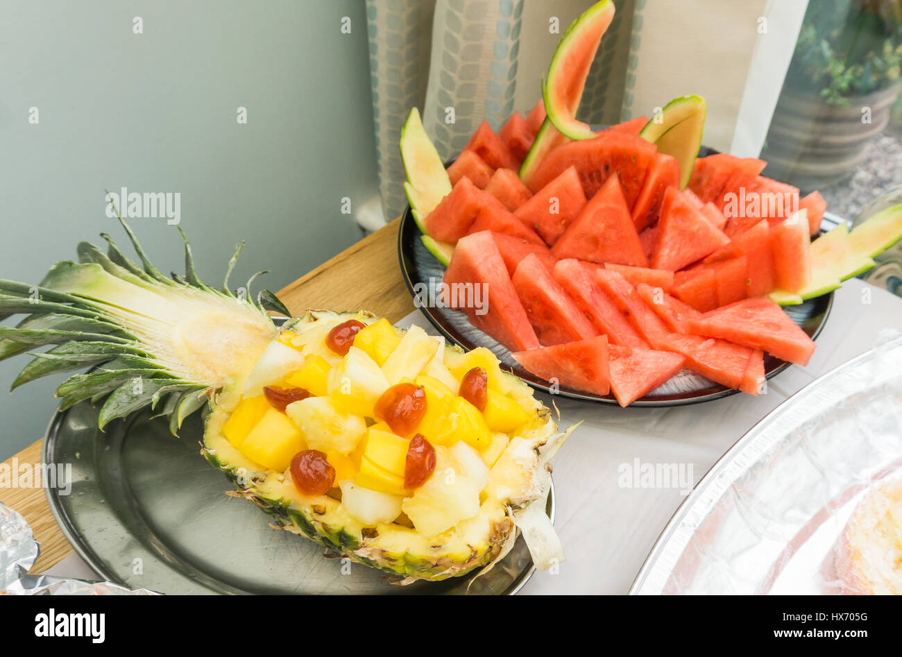 Melon display hi-res stock photography and images - Alamy