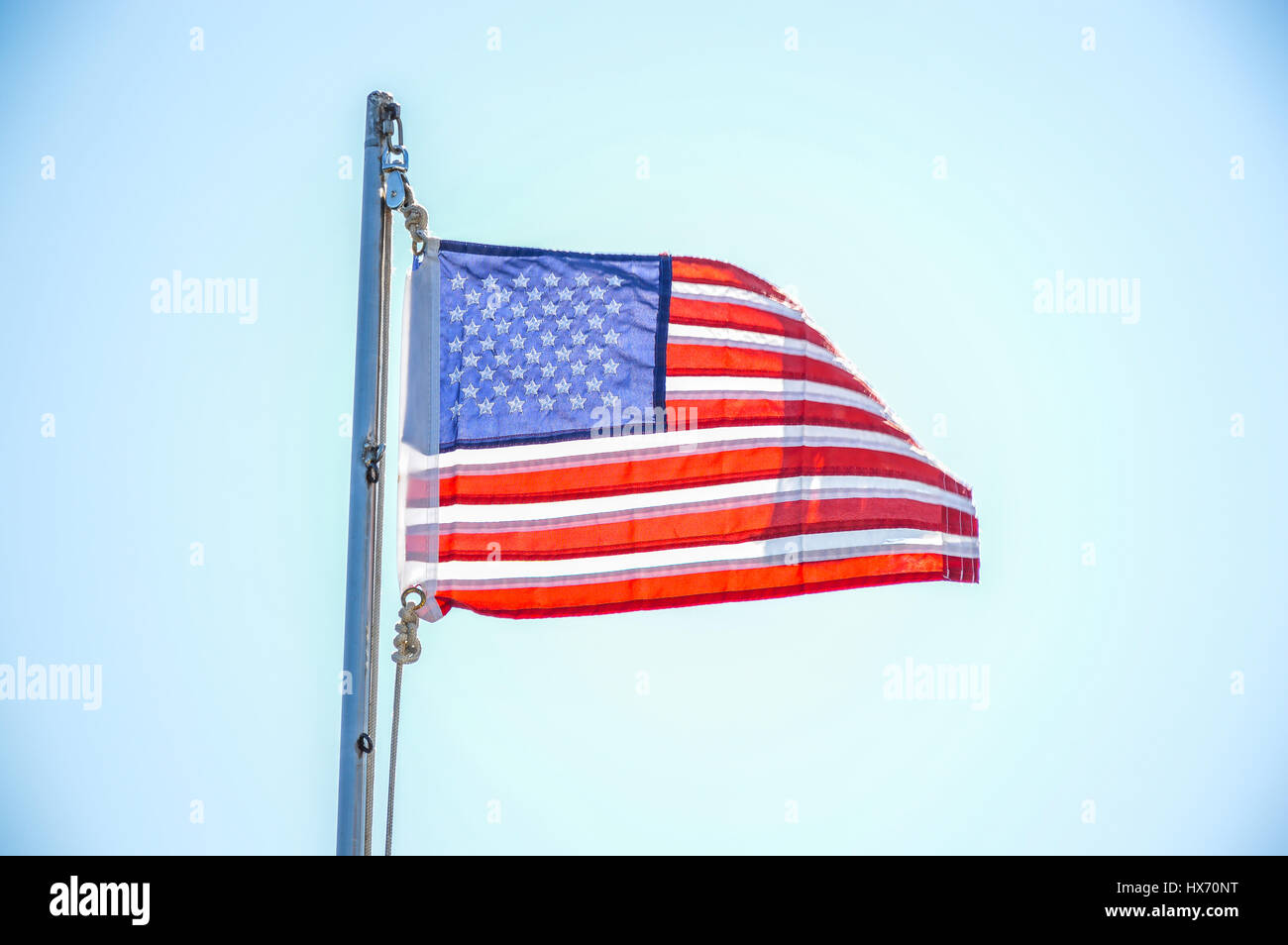 american flag sunshine Stock Photo - Alamy
