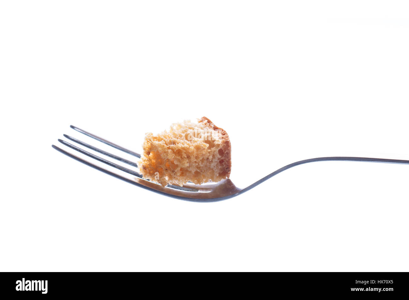 grain toast with a fork Stock Photo - Alamy