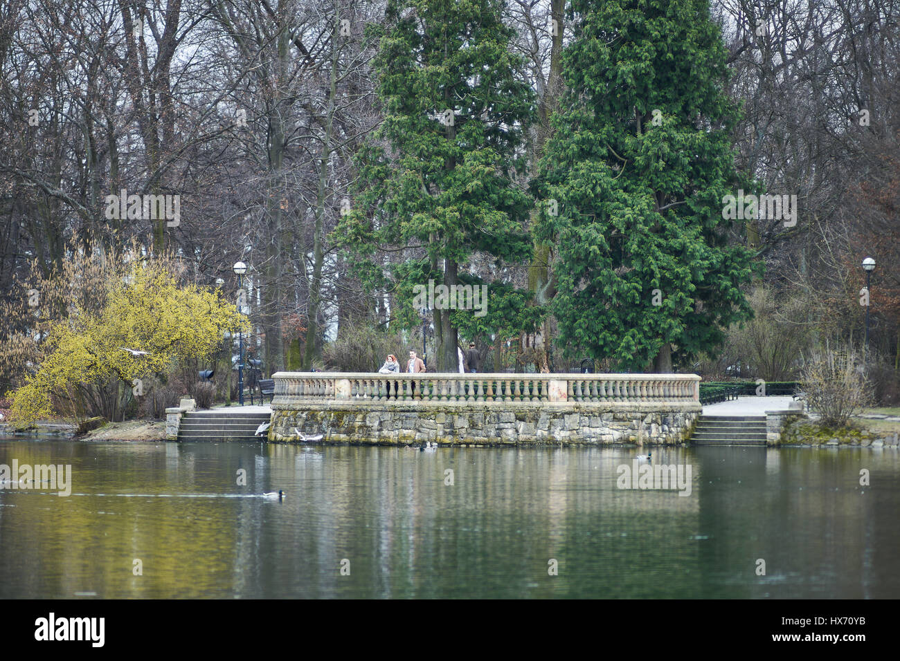 South park wroclaw early spring hi-res stock photography and images - Alamy