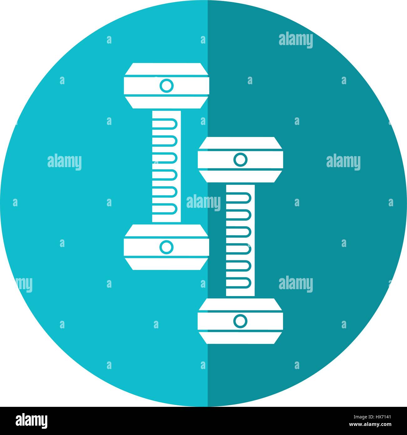 dumbbell weight gym equipment-shadow Stock Vector Image & Art - Alamy