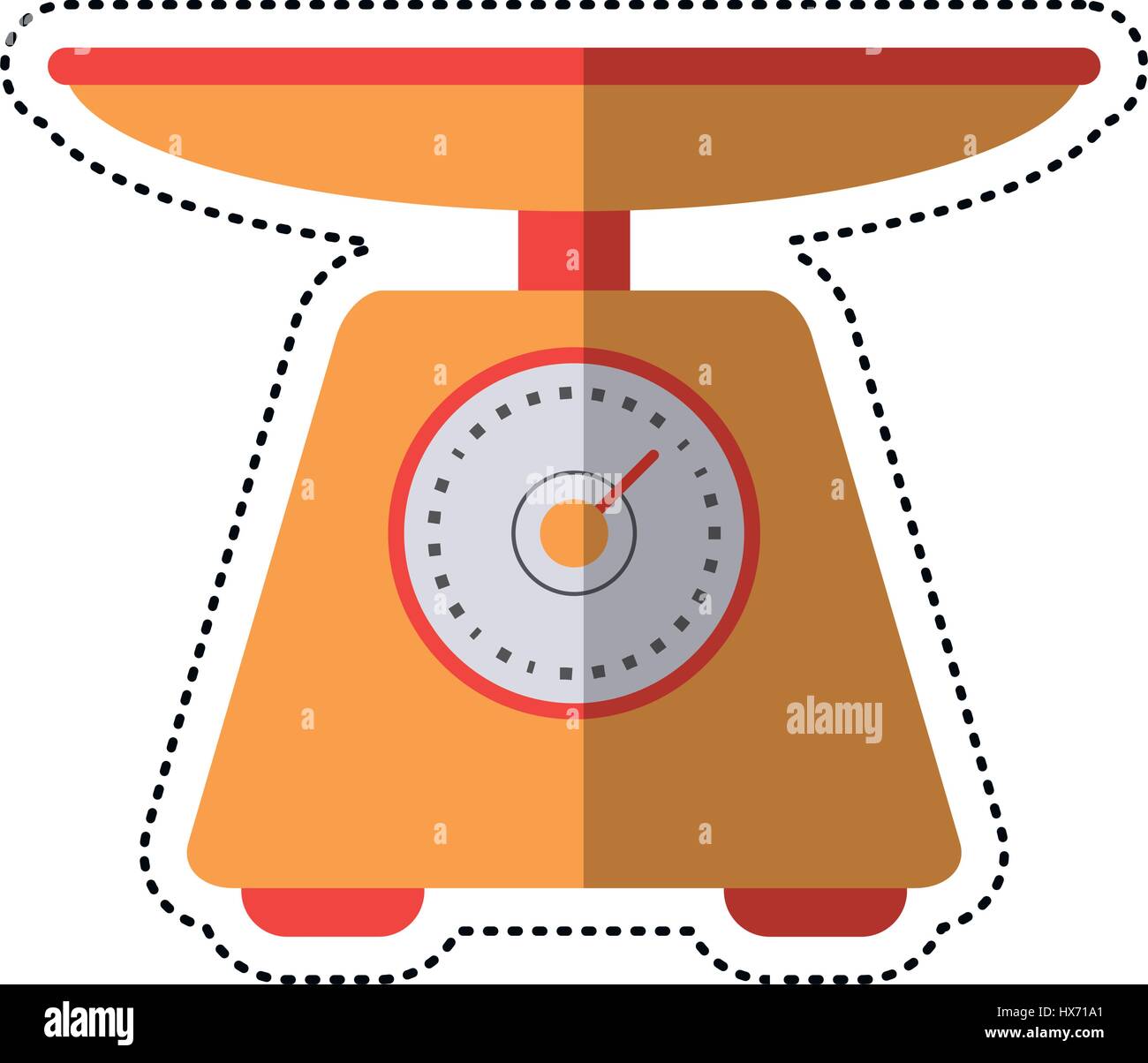 yellow scale food tool healthy Stock Vector Image & Art - Alamy