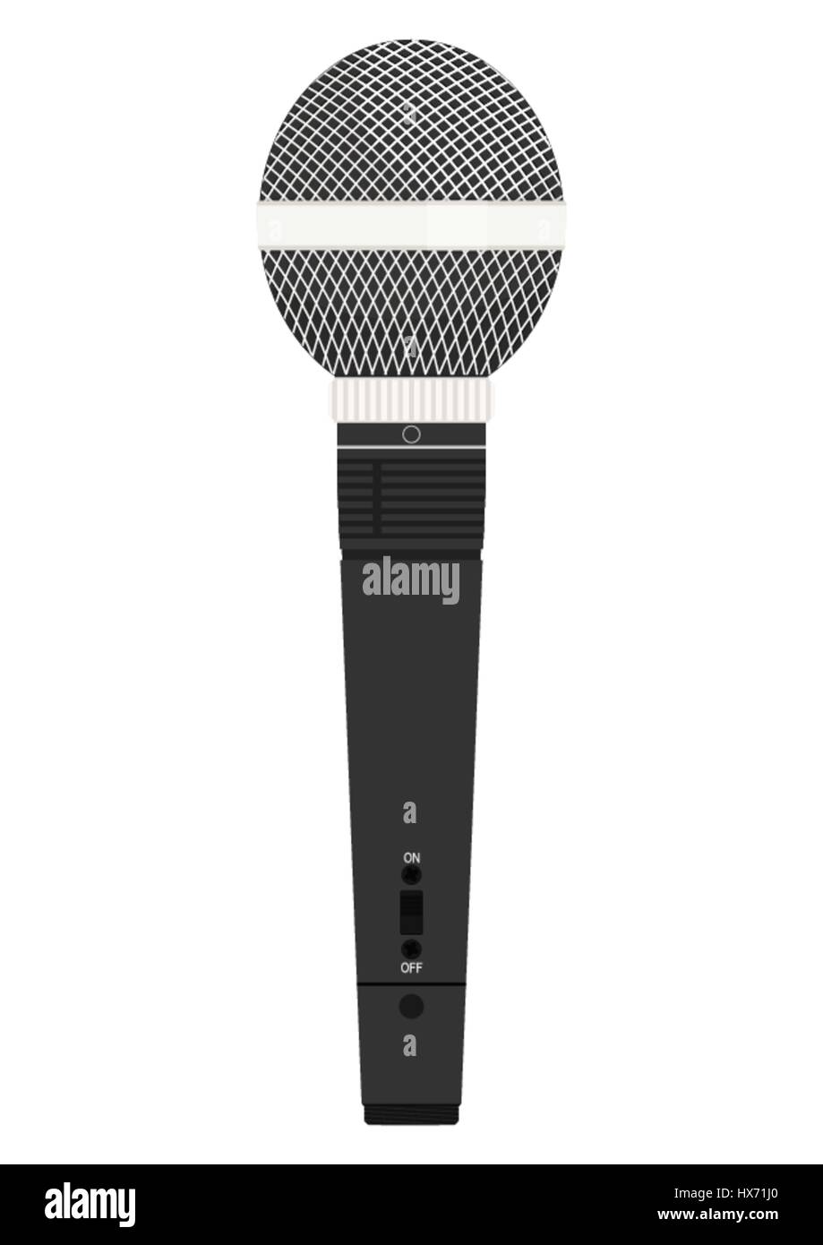 Dynamic microphone Stock Vector Images - Alamy