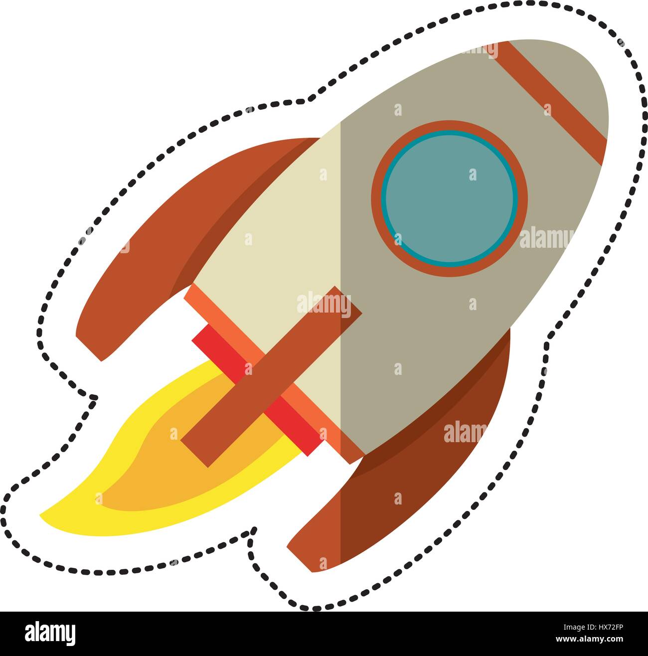 rocket launch space shadow Stock Vector Image & Art - Alamy