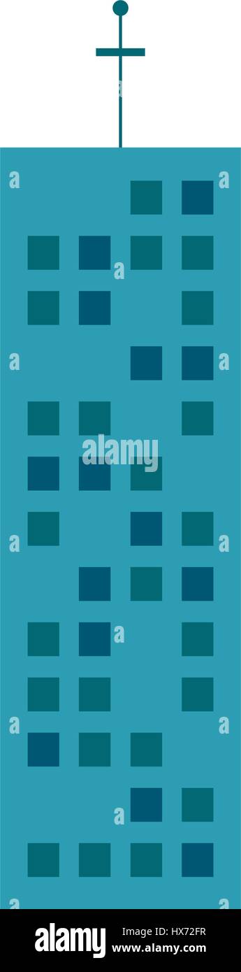 building urban skyscraper antenna Stock Vector Image & Art - Alamy