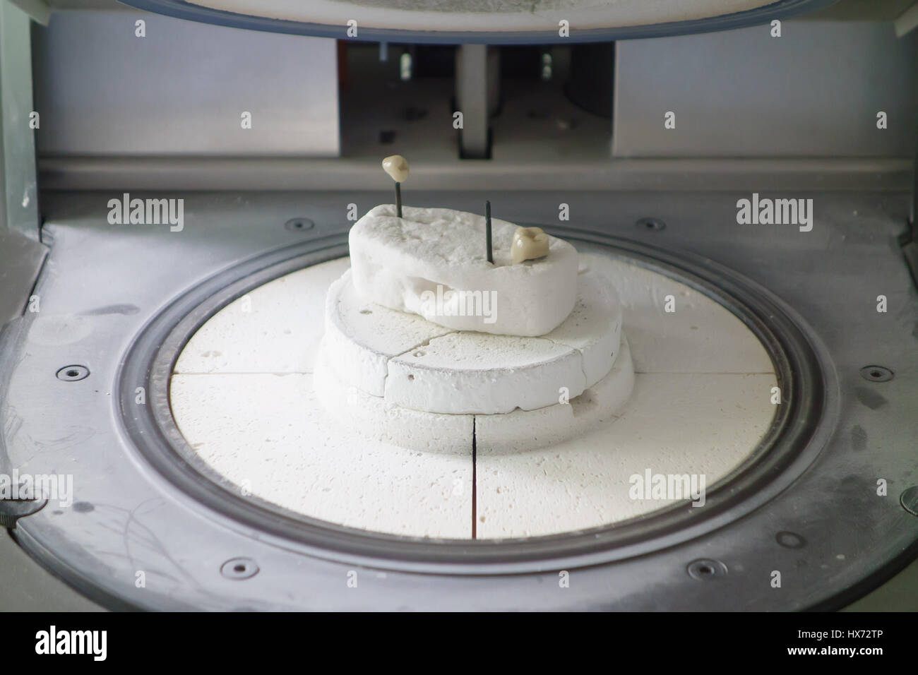 Oven for baking ceramics in the dental laboratory Stock Photo - Alamy
