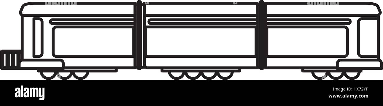 train transport wagon traditional outline Stock Vector Image & Art - Alamy