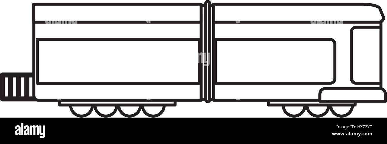 train transport wagon traditional outline Stock Vector Image & Art - Alamy