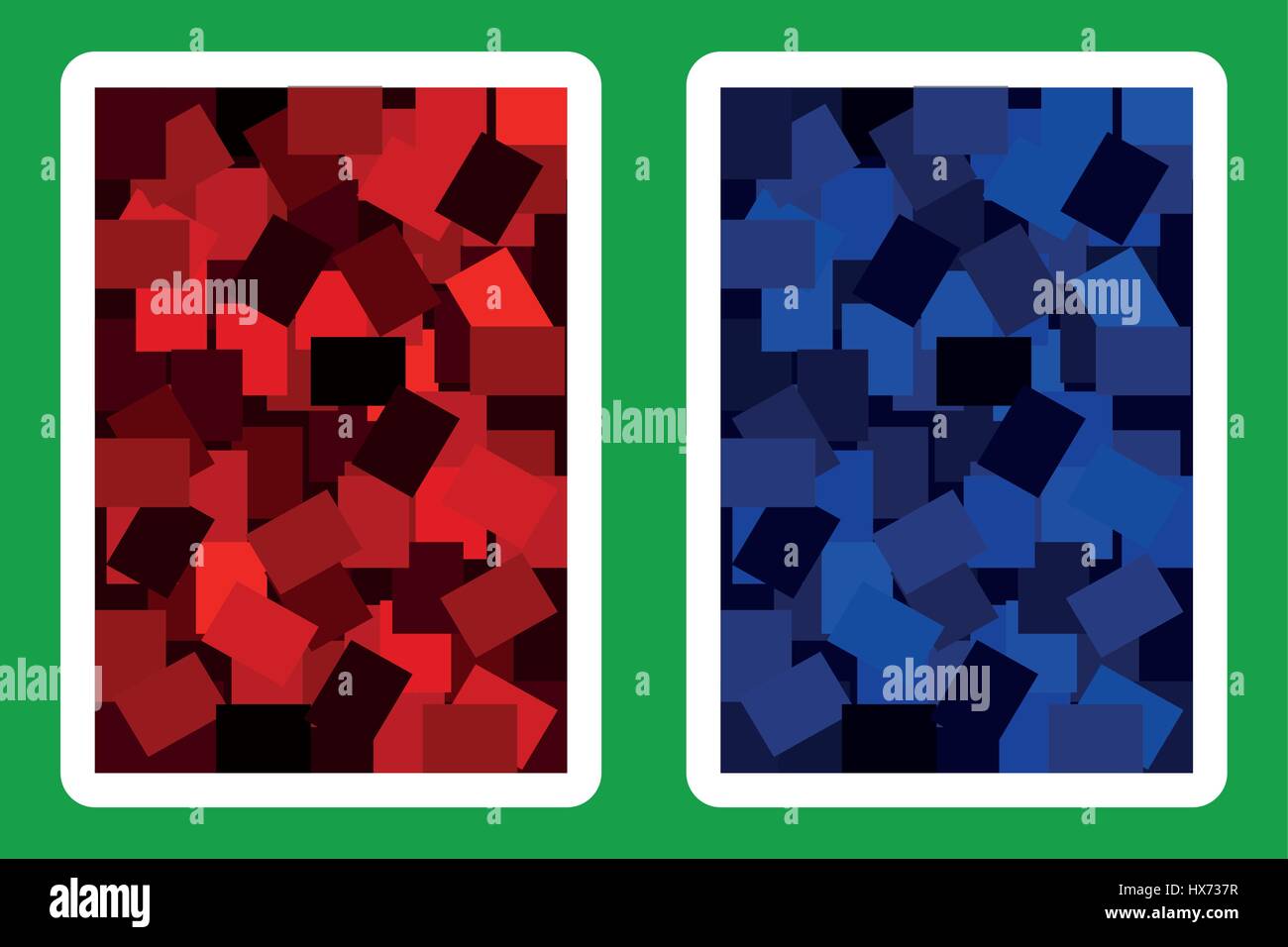 Playing Card Back Designs, rectangle - pattern Stock Vector Image & Art ...