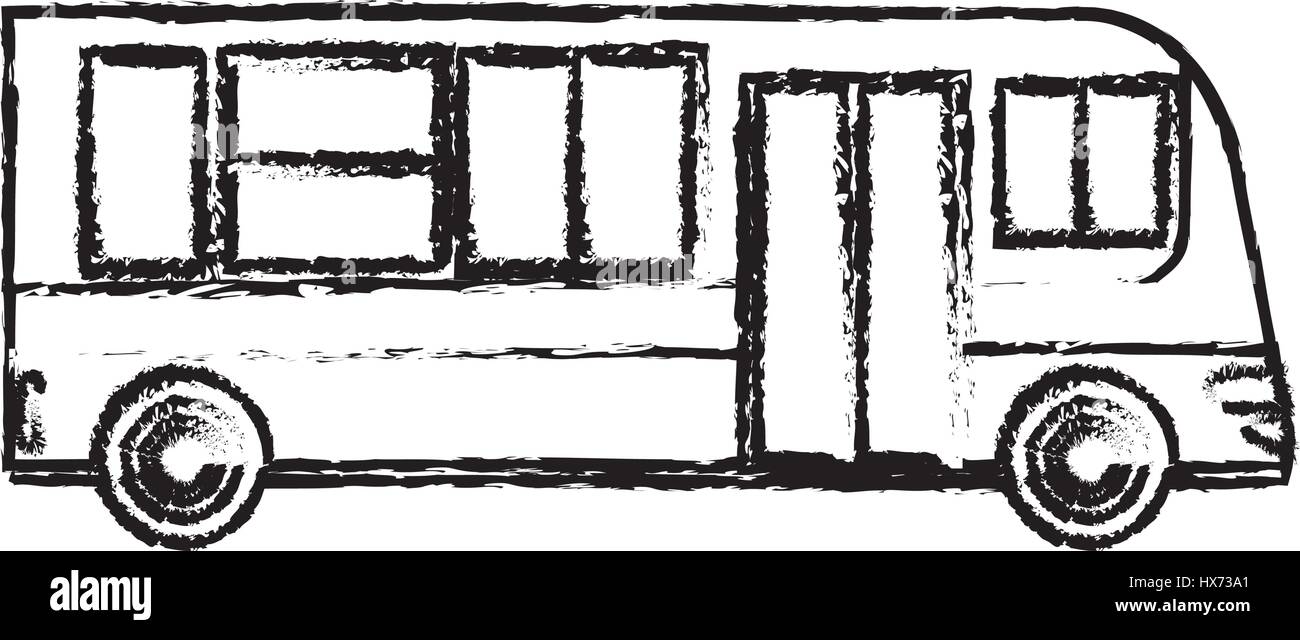 bus public transport vehicle sketch Stock Vector Image & Art - Alamy