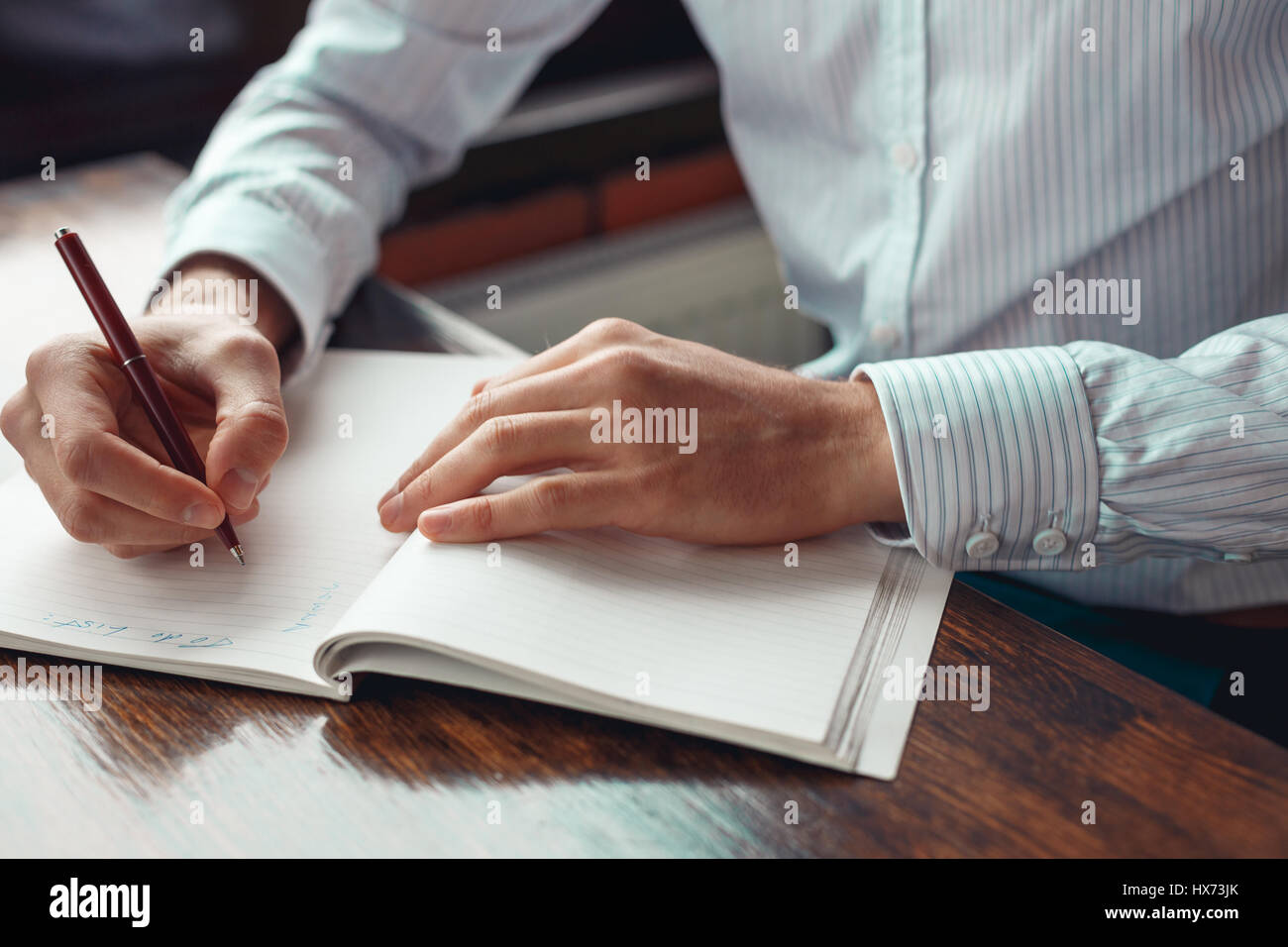 Work list notebook hi-res stock photography and images - Alamy