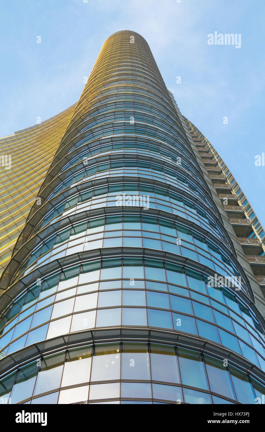 Modern office tower made from glass and steel Stock Photo - Alamy