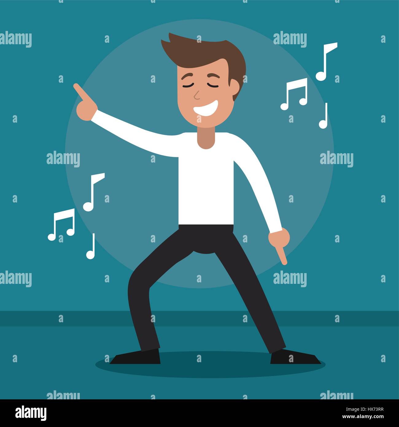 Dance Dancing Behavior Stock Vector Images Alamy