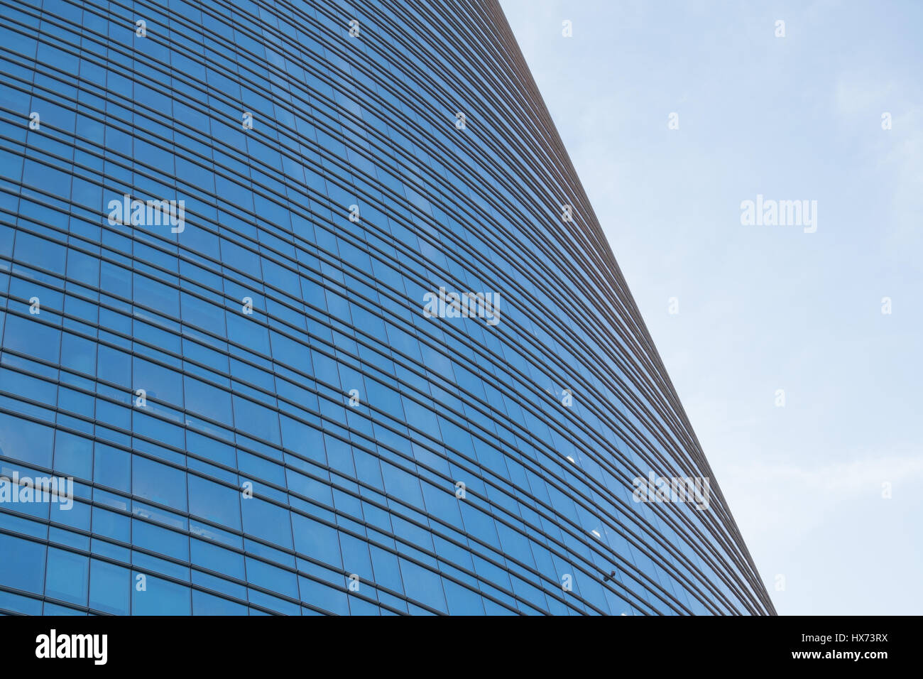 Modern office tower made from glass and steel Stock Photo - Alamy