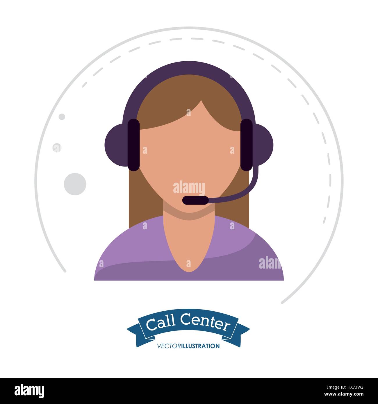 Woman interacting with technology Stock Vector Images - Alamy