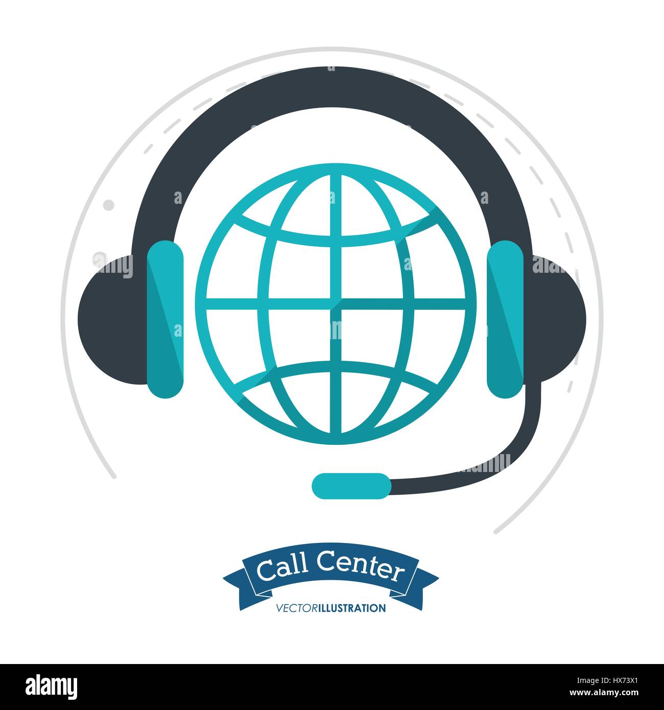 Earth globe call center hi-res stock photography and images - Alamy