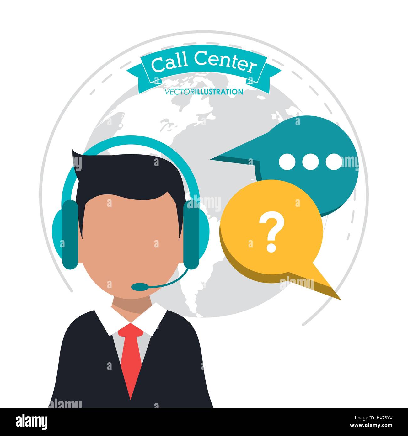 Call center solutions Stock Vector Images - Alamy
