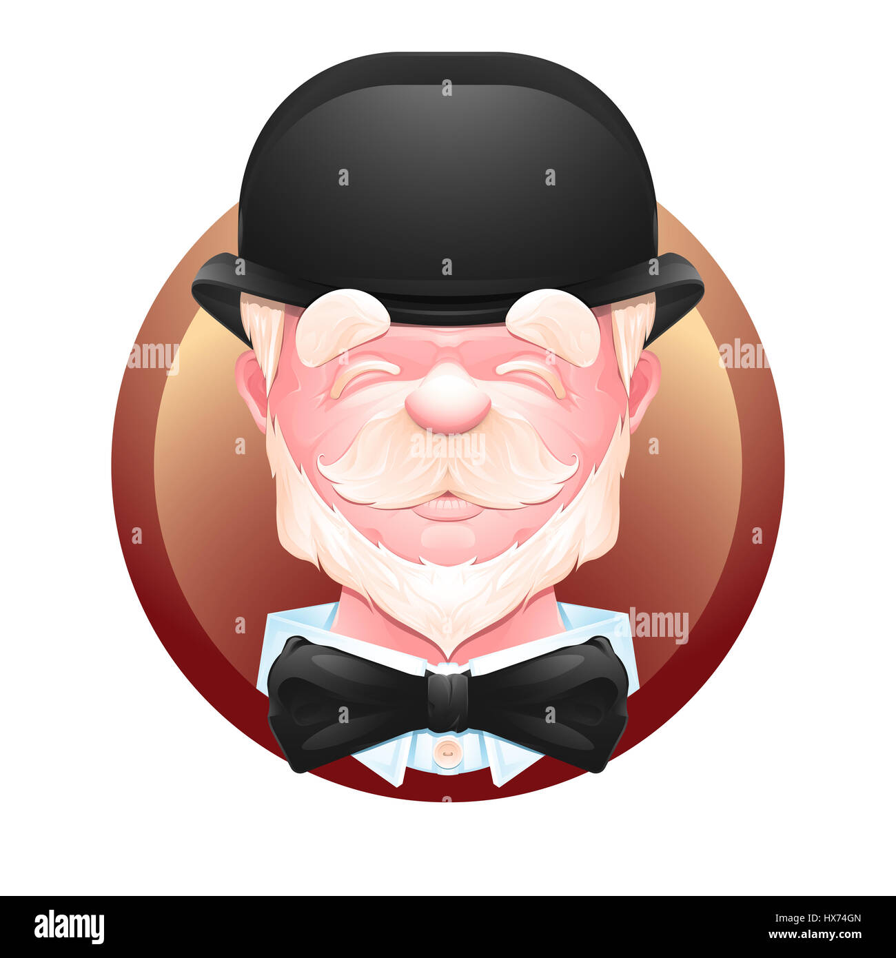 Man male bowler hat hi-res stock photography and images - Alamy