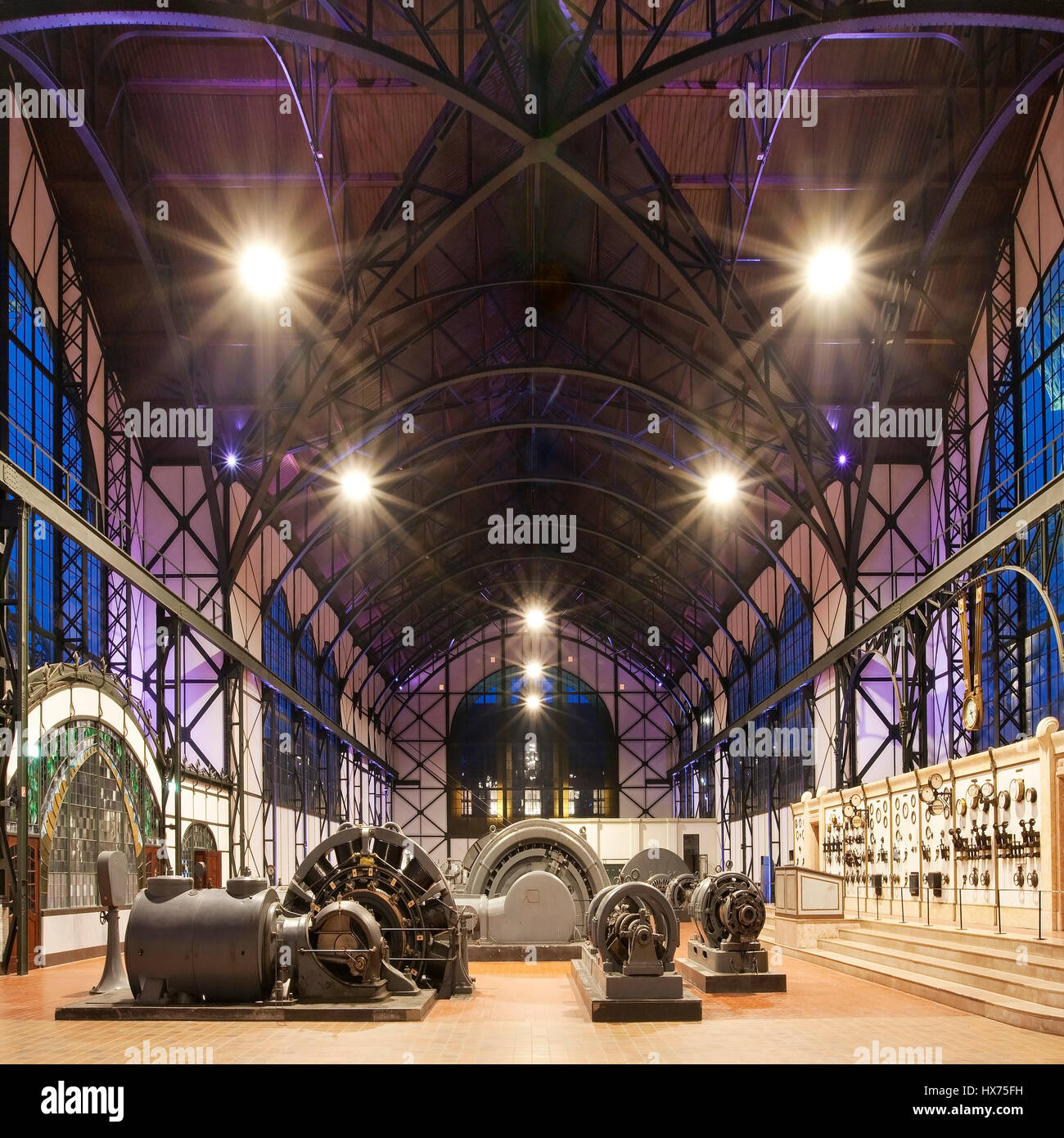 Machine Hall Zeche Zollern, Industrial Museum, Dortmund, Ruhr district ...