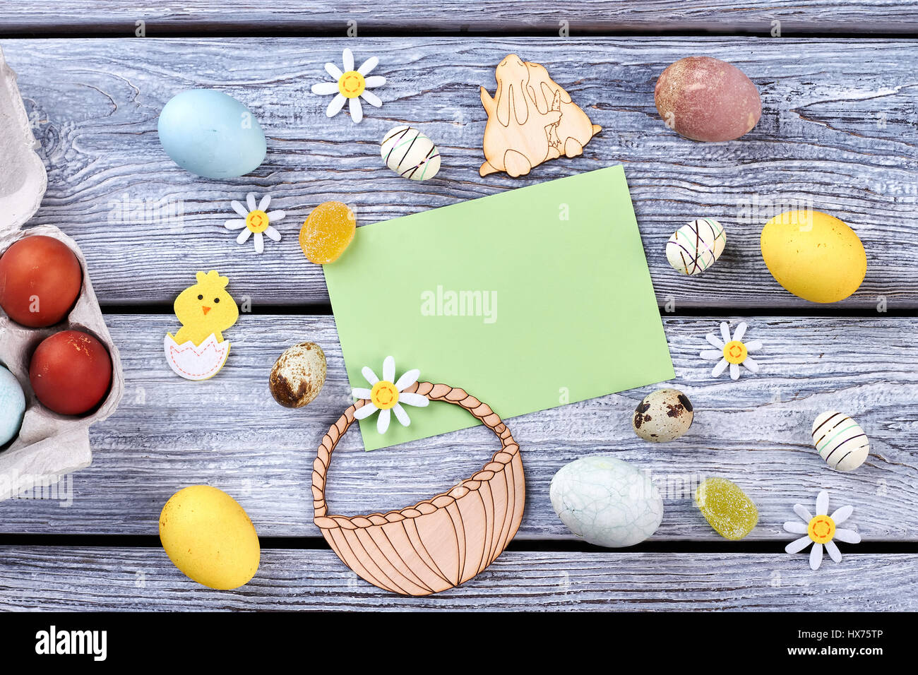 Compilation of traditional Easter items Stock Photo - Alamy