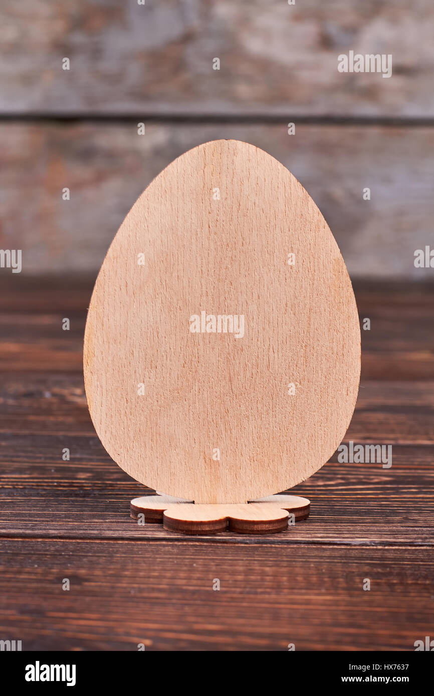 Plywood Easter egg Stock Photo - Alamy