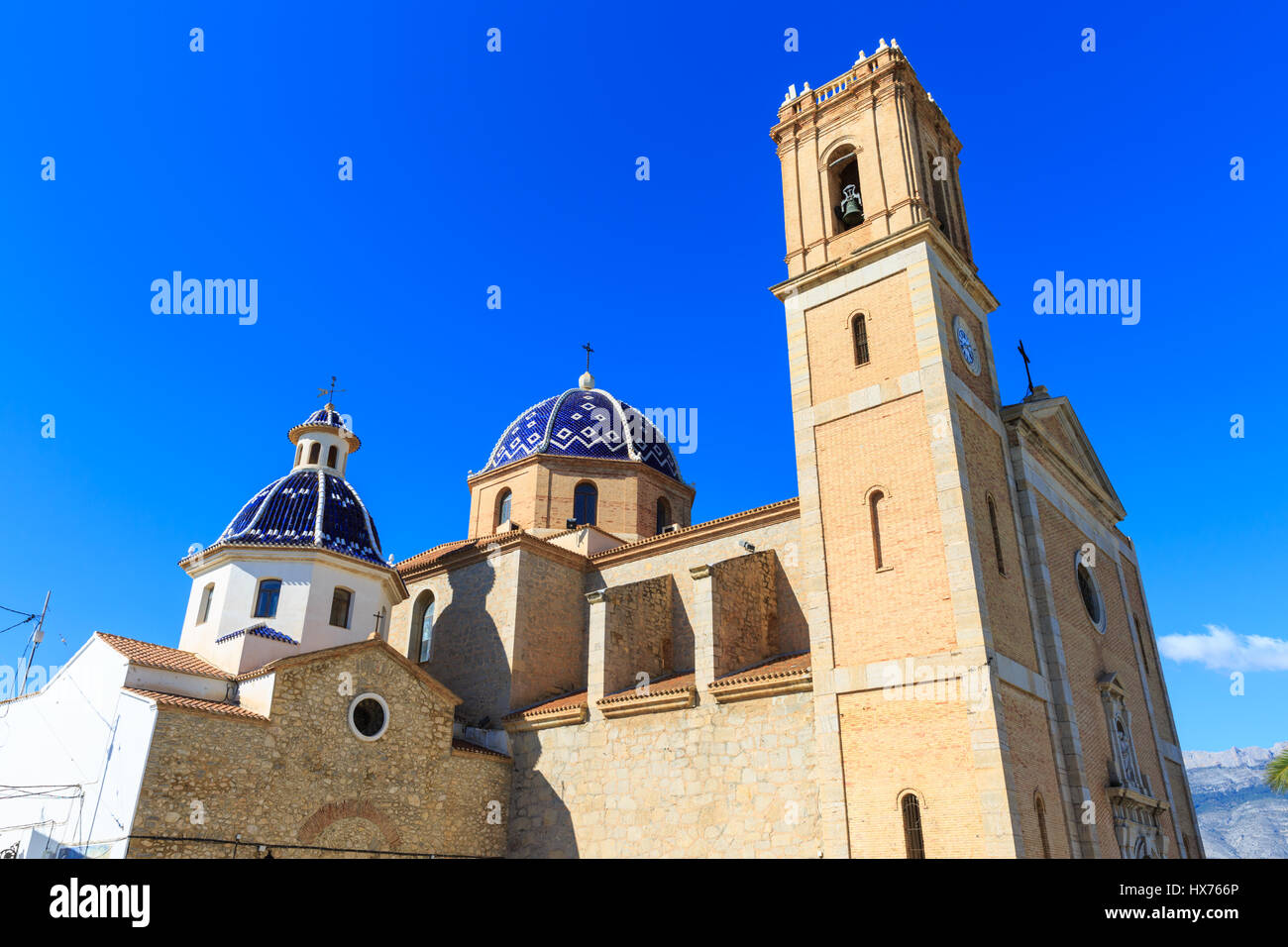 The Church of the Virgin del Consuelo, Altea Old Town, Altea, Costa ...