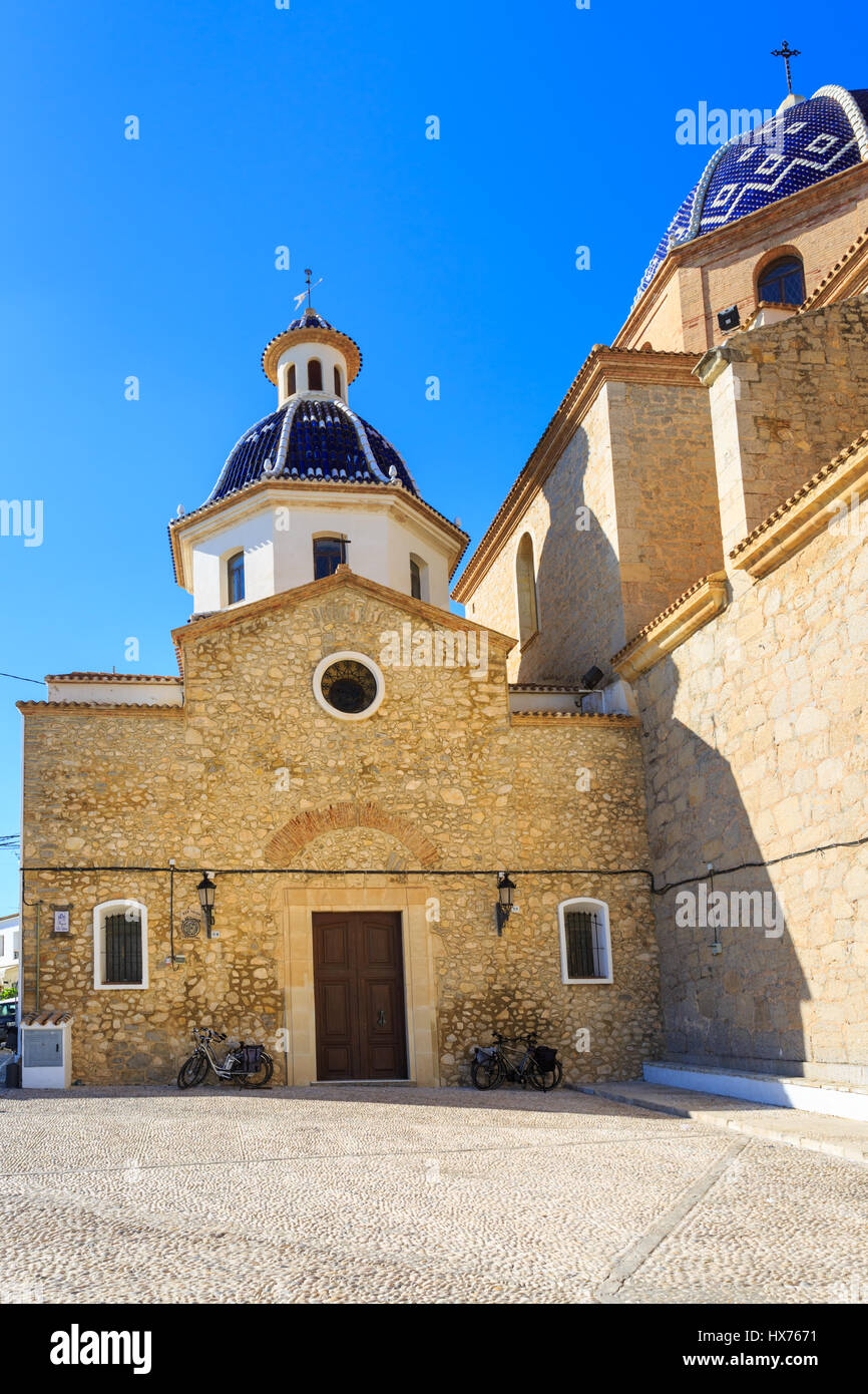The Church of the Virgin del Consuelo, Altea Old Town, Altea, Costa ...