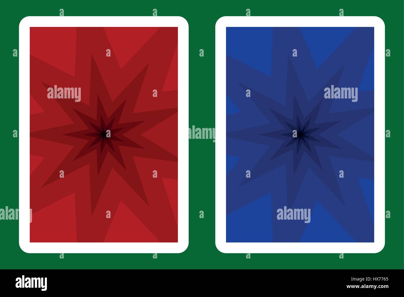 Back designs playing card hi-res stock photography and images - Alamy