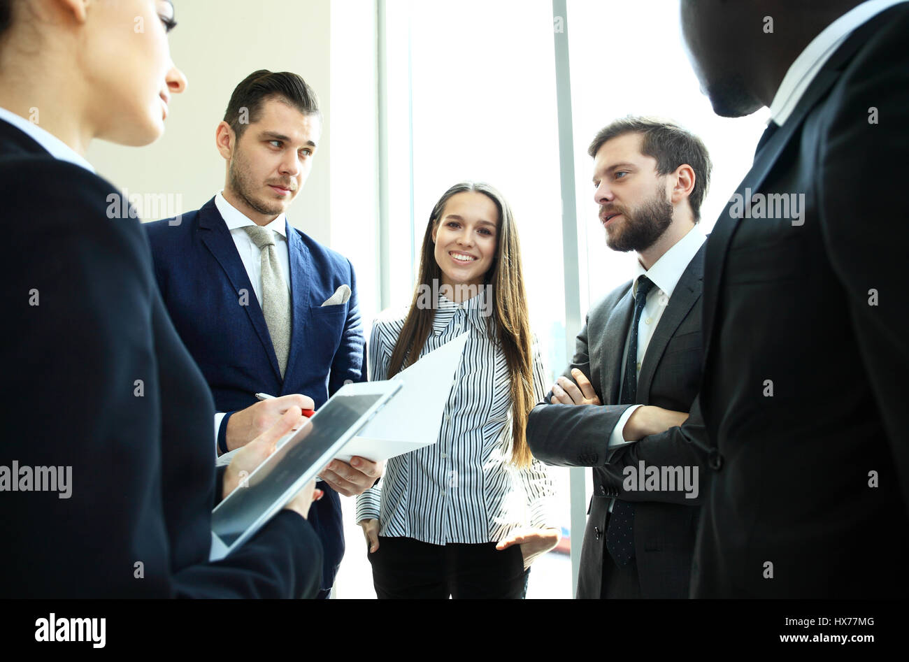Business People Working Teamwork Cooperation Conference Stock Photo - Alamy
