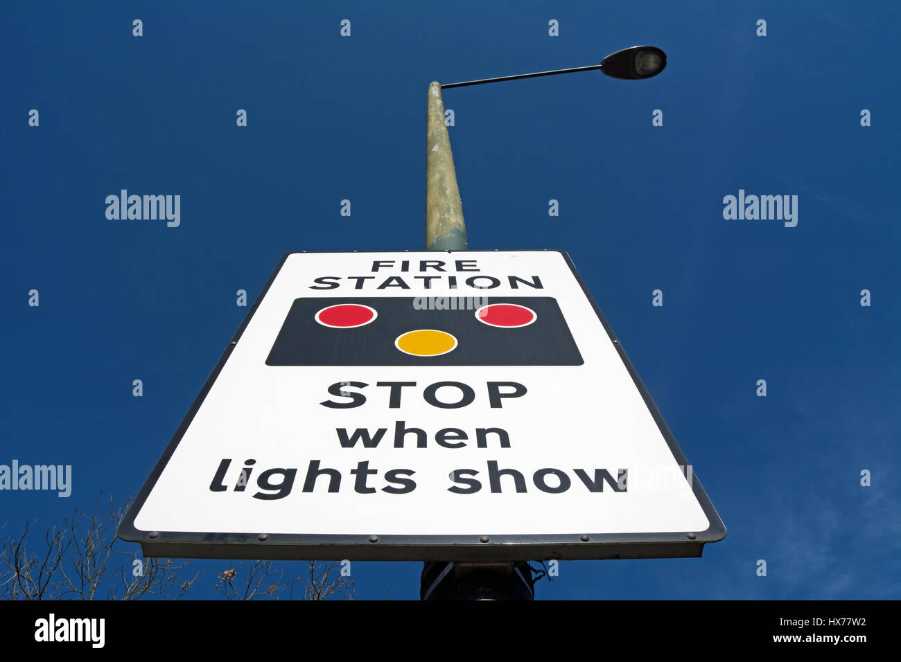 Fire station signage hi-res stock photography and images - Alamy