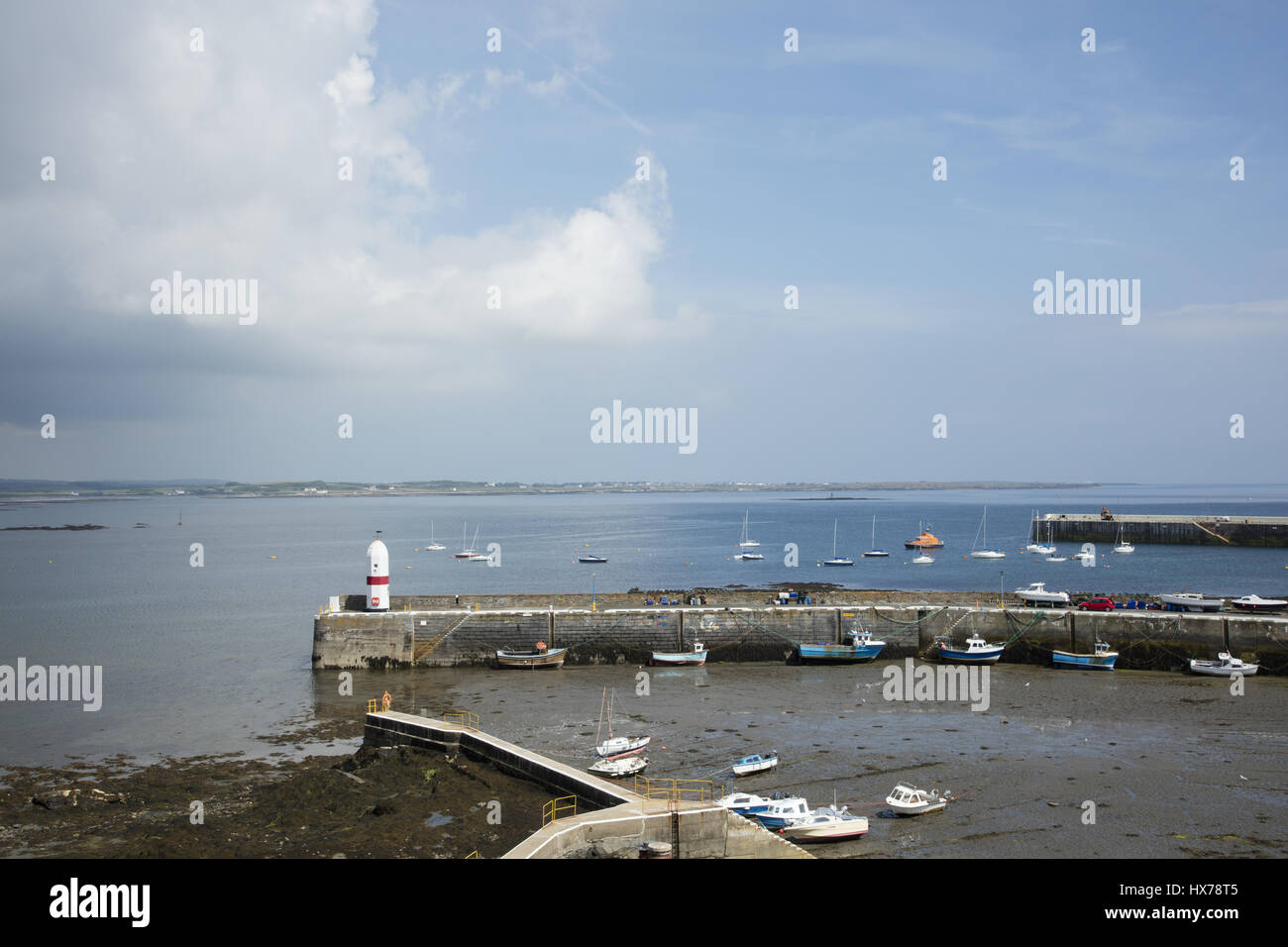 Port St Mary's Isle of Man British Isles Stock Photo - Alamy