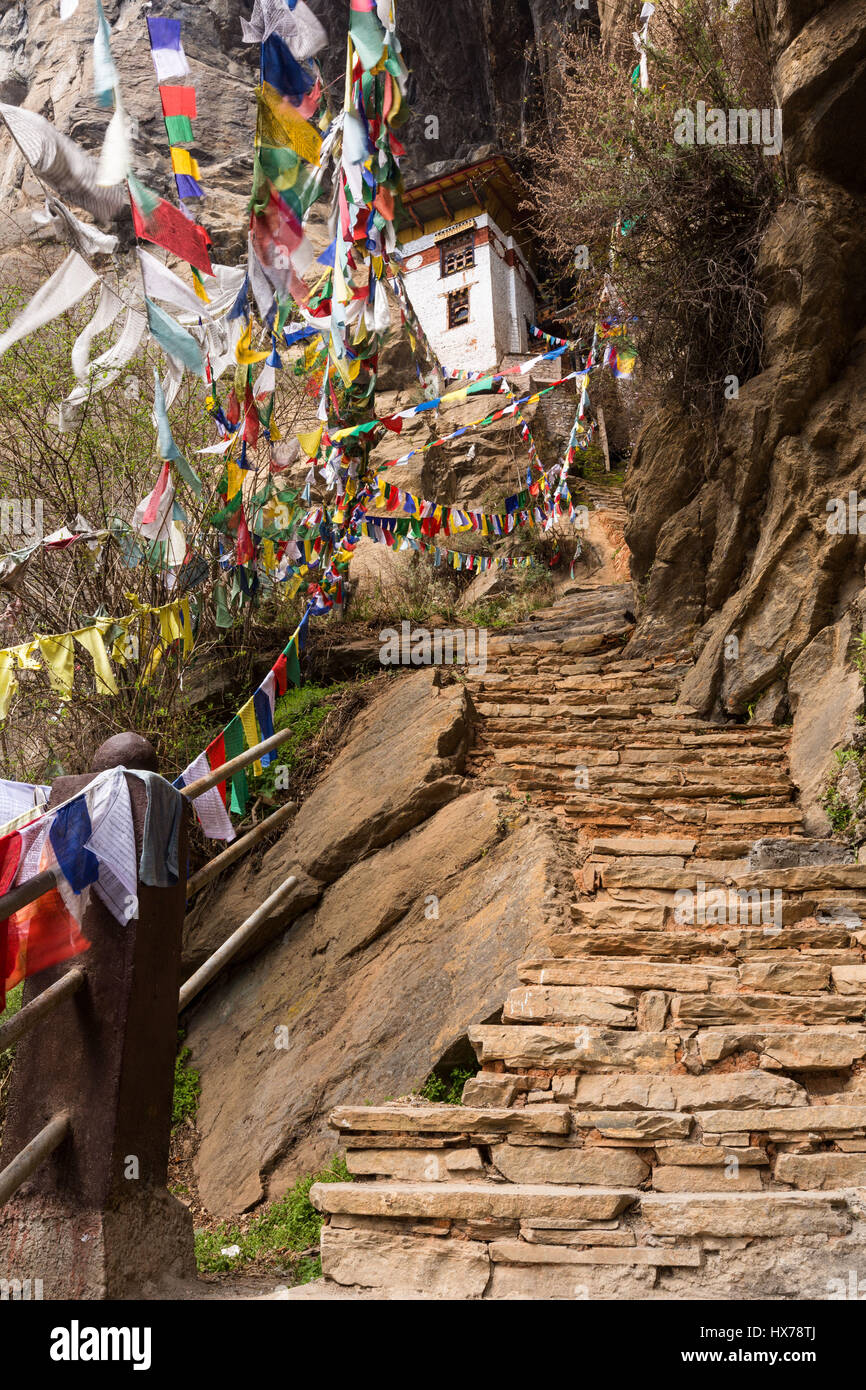 The Tiger's Nest Monastery, or Taktsang Goemba, is a Himalayan Bhuddist ...