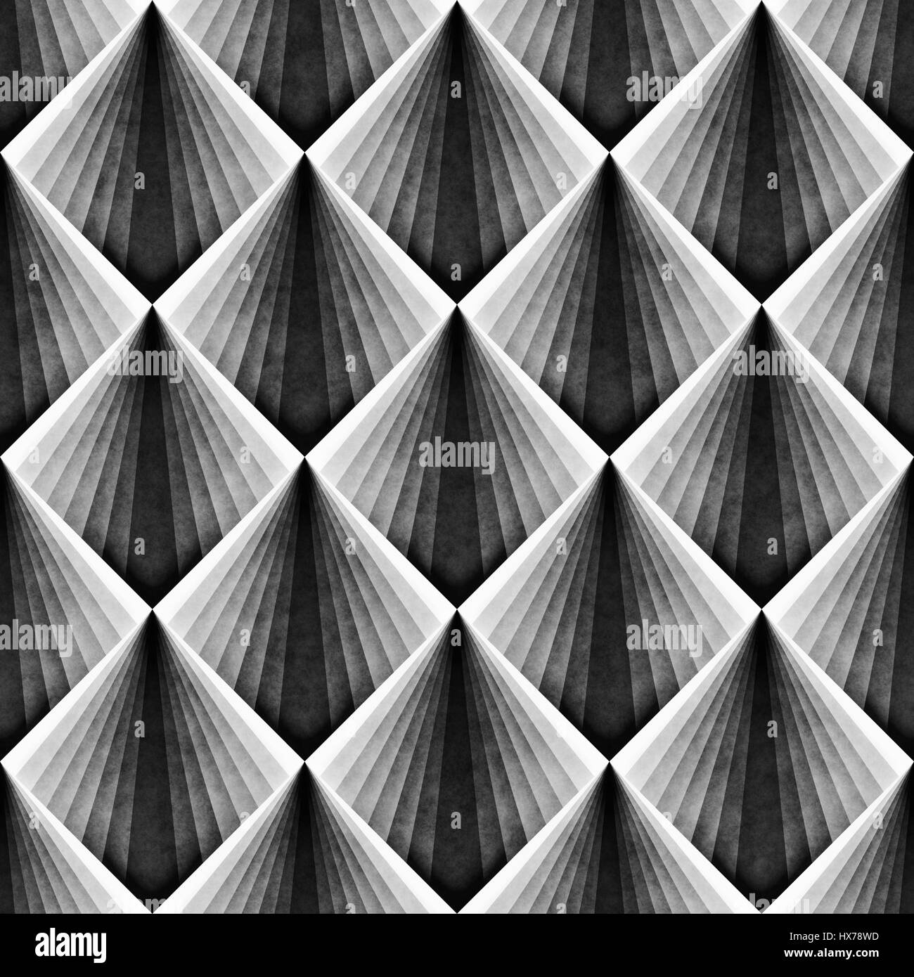 Seamles Gradient Rhombus Grid Pattern. Retro Monochrome Texture ...