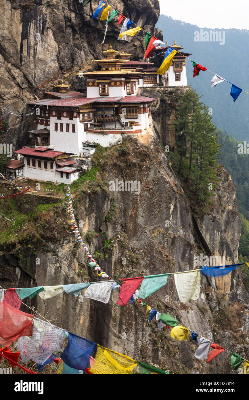 The Tiger's Nest Monastery, or Taktsang Goemba, is a Himalayan Bhuddist ...