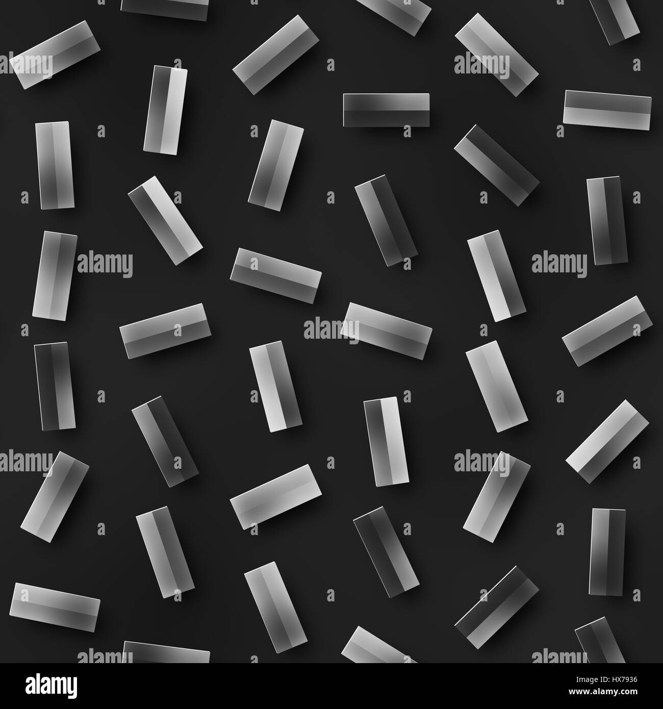 Scattered Geometric Shaded Shapes. Abstract Background Design. Stylish ...
