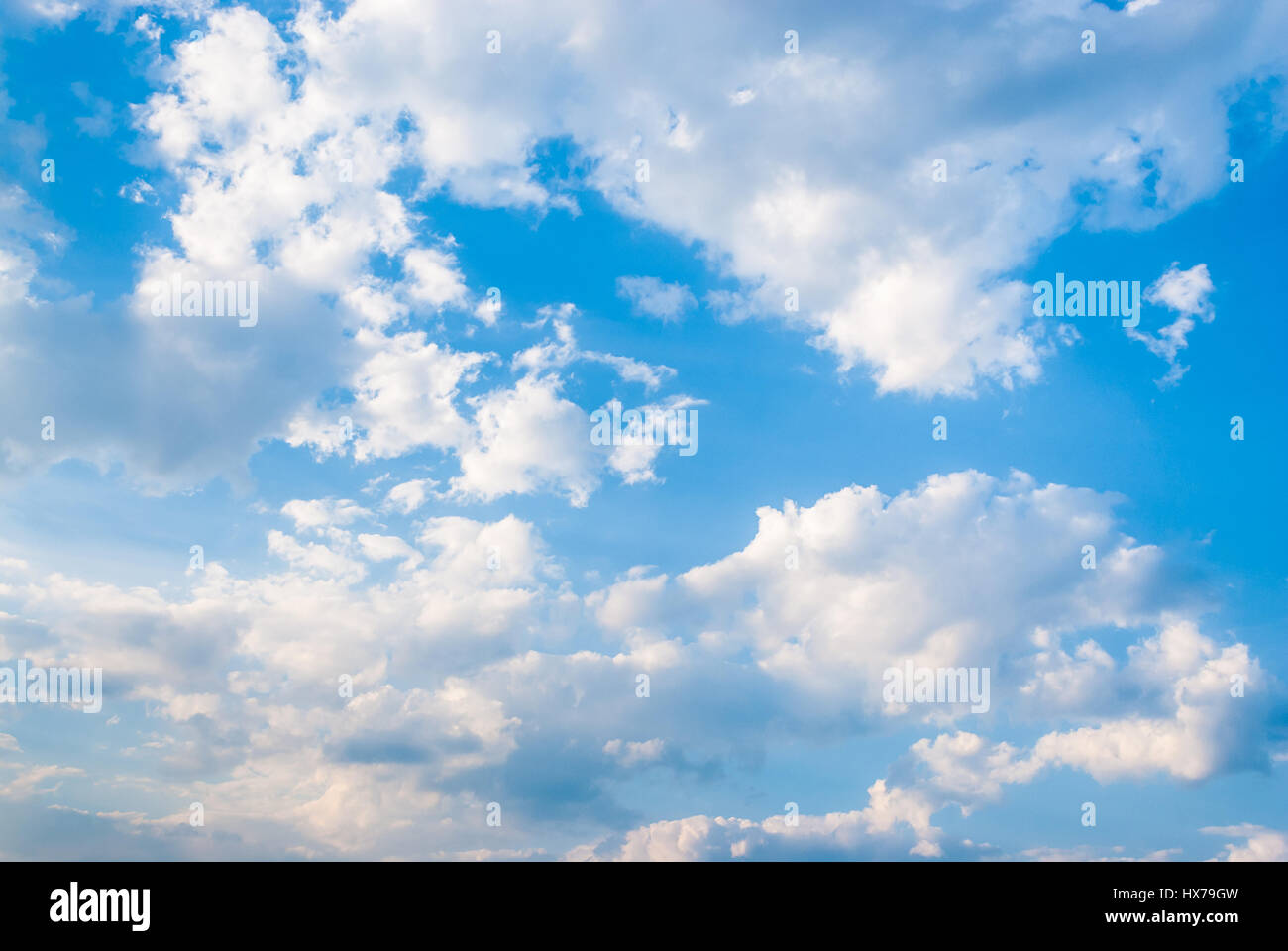 Blue Sky with Cloud Background/ Texture Stock Photo - Alamy