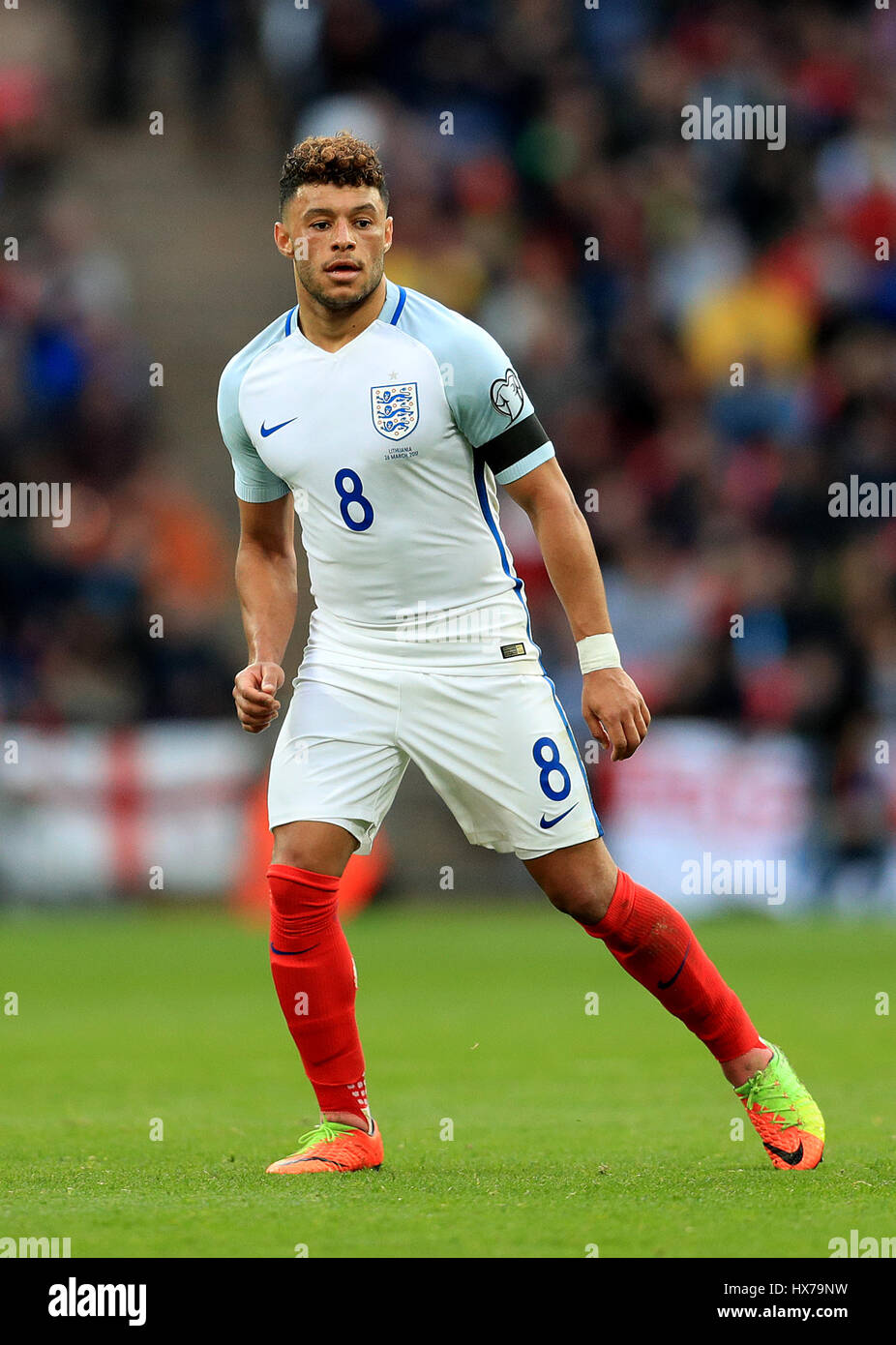 England's Alex Oxlade-Chamberlain during the World Cup Qualifying match ...